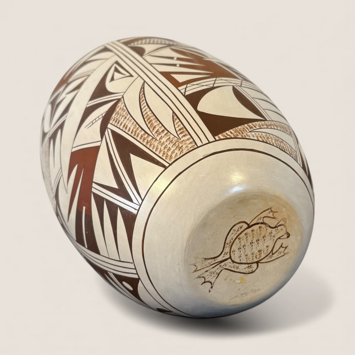 Superb Hopi-Tewa Large Vase by Frog Woman (Joy Navasie, 1919-2012 ...